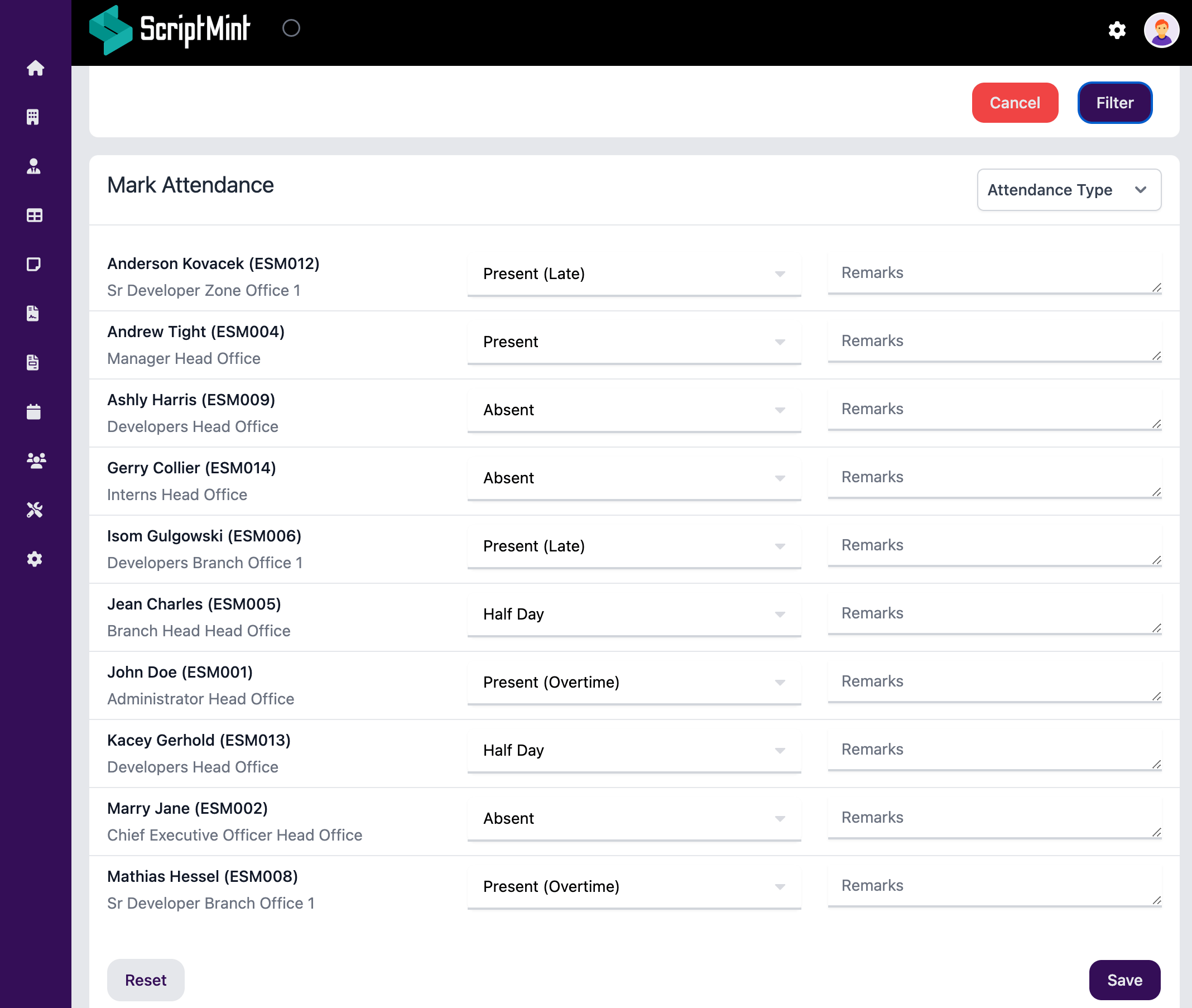 Lite HRM - Advance HRM Solution for Leave, Attendance, Payroll & Task by ScriptMint